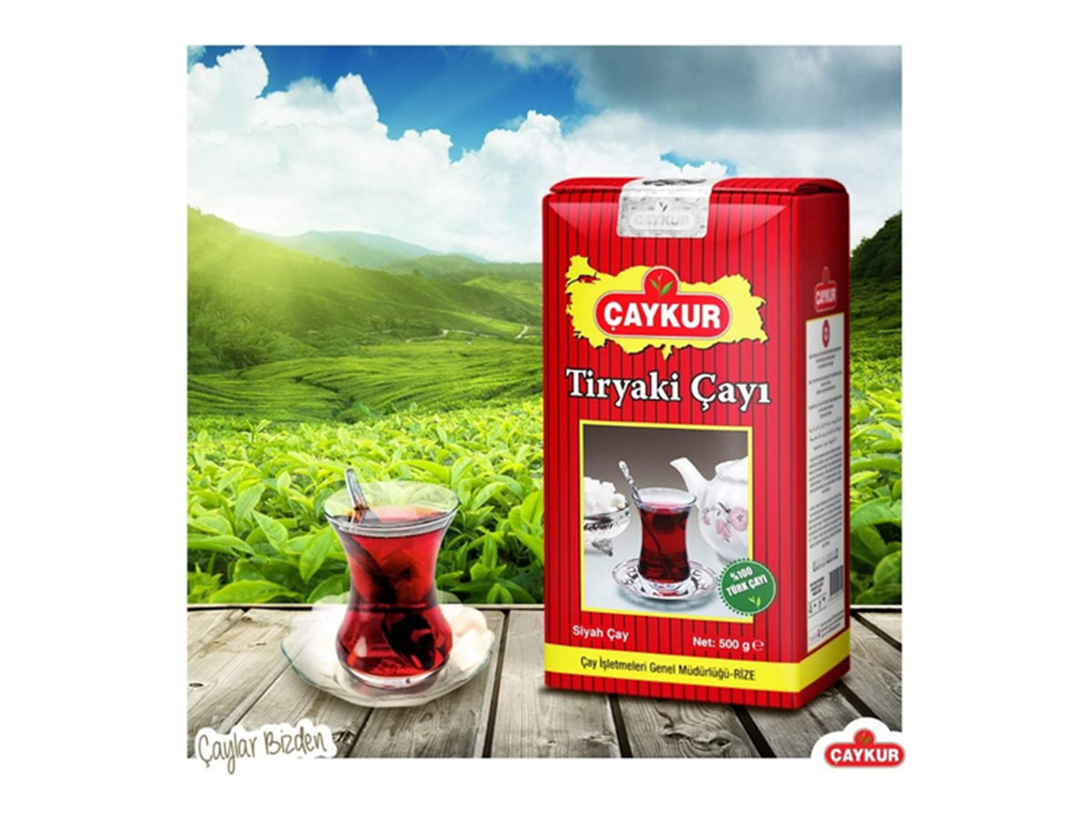 Te Turco Negro. Marca Caykur: Tiryaki Cayi - Color Rojo – Estambul Express